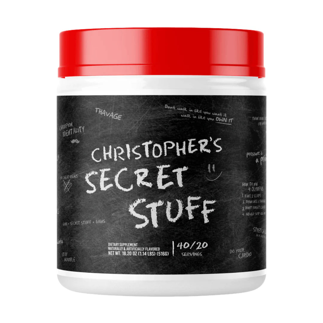 Christopher's Secret Stuff Pre Workout – AOB Nutrition